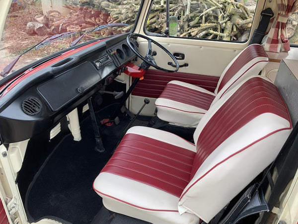 Right Hand Drive 1971 Dark Red and Cream Bay Window Camper - Type 2 ...